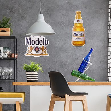 American Art Décor Modelo Cerveza Especial Beer Bottle Metal Wall Decor