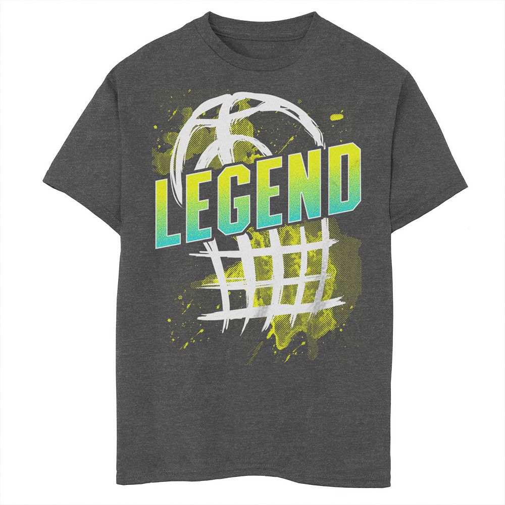Boys 6-20 Basketball Legend Baller Ball And Net Tee