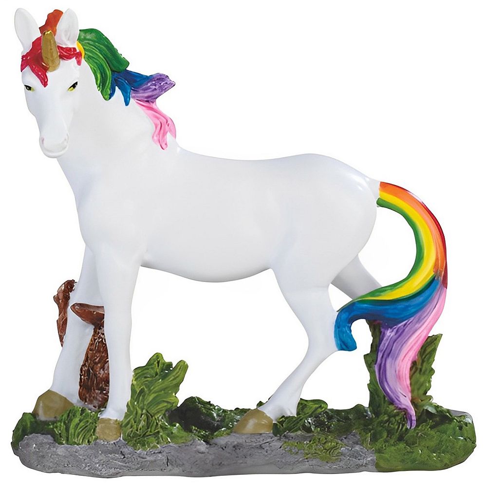 FC Design 5"H Unicorn with Rainbow Mane and Tail Statue Fantasy ...