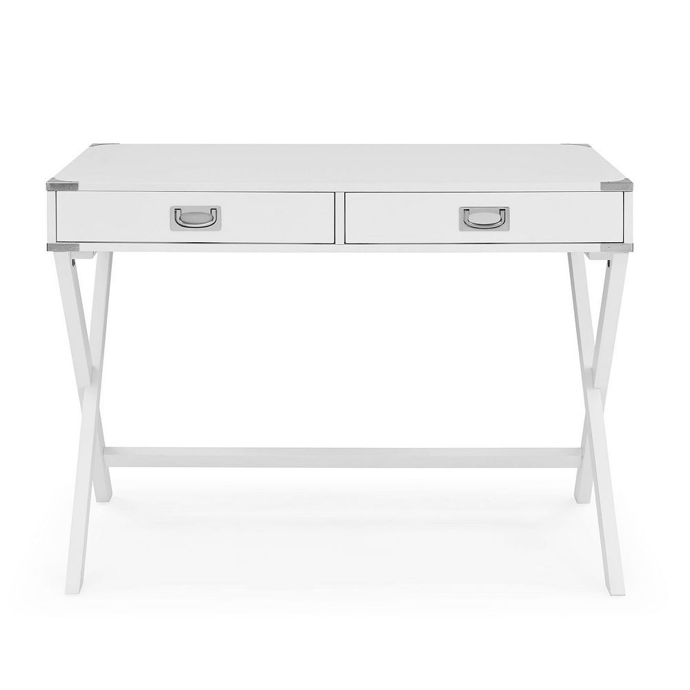 Solid Wood Computer Desk with Storage and Drawers for Home Office