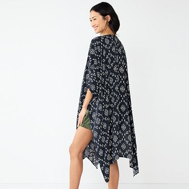 Women's Sonoma Goods For Life® Circle Geo Long Ruana