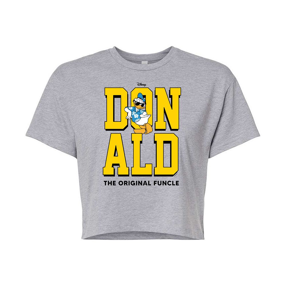 Disney's Donald Duck Juniors' Original Funcle Cropped Tee