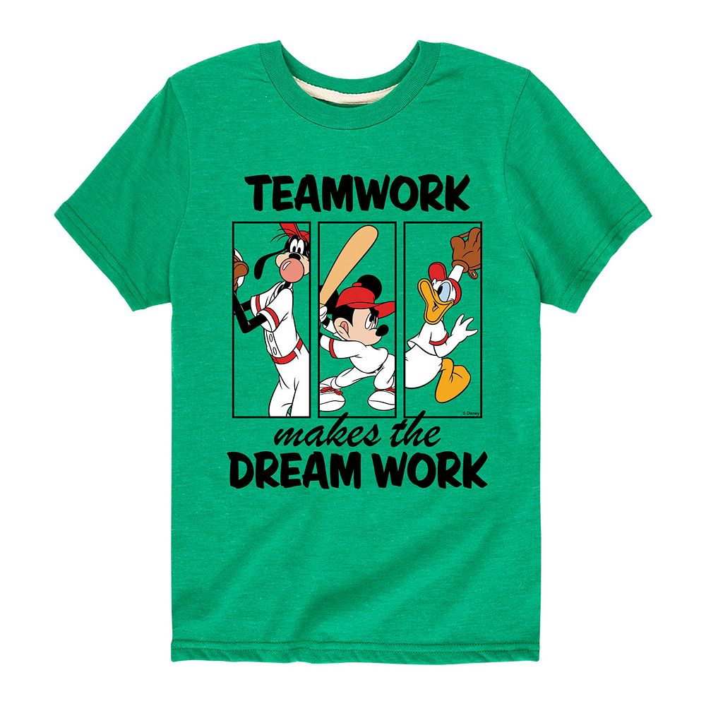 Disney's Mickey Mouse & Friends Boys 8-20 Baseball Teamwork Graphic Tee