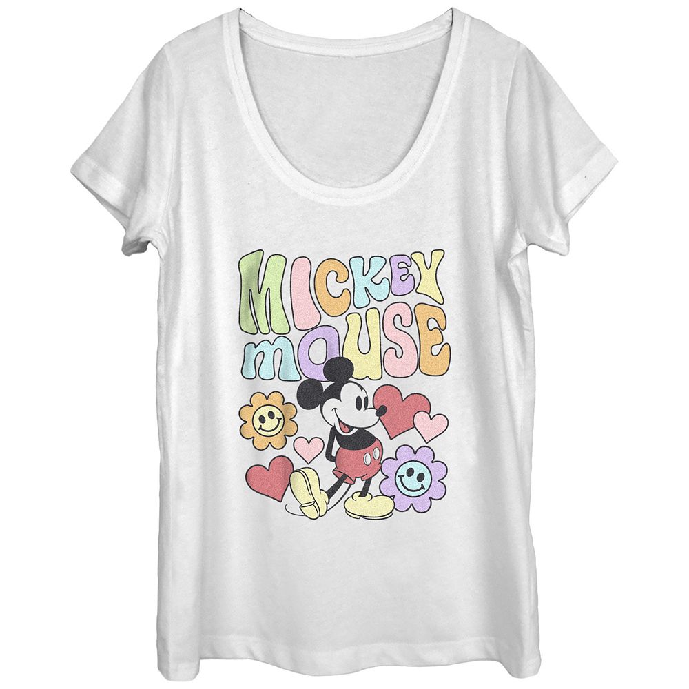 Disney's Juniors' Mickey Mouse Groovy Tee