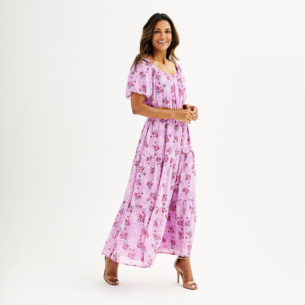 Women's DRAPER JAMES RSVP™ Tiered Maxi Dress
