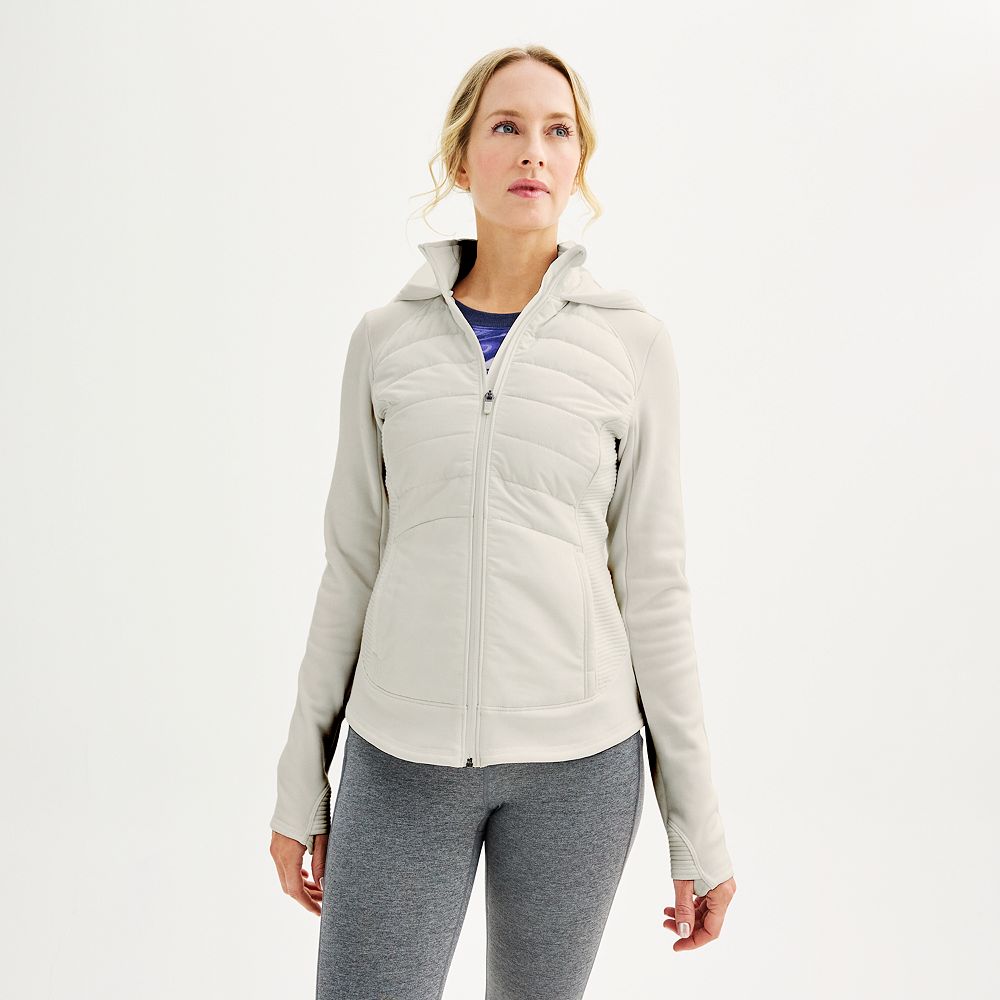 Women's Tek Gear® Hooded Mixed-Media Jacket