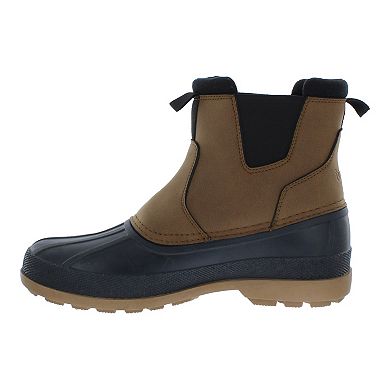 totes Puffin Men's Waterproof Chelsea Boots