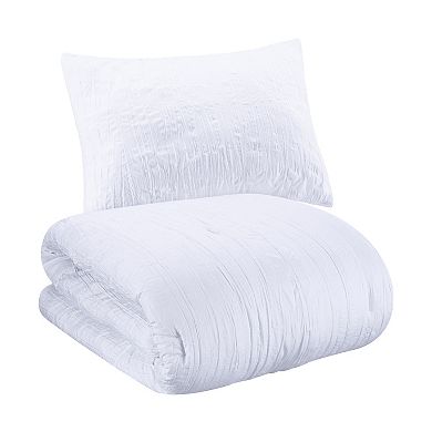 The Big One® Crinkle Comforter Set with Sheets - Size: Twin XL