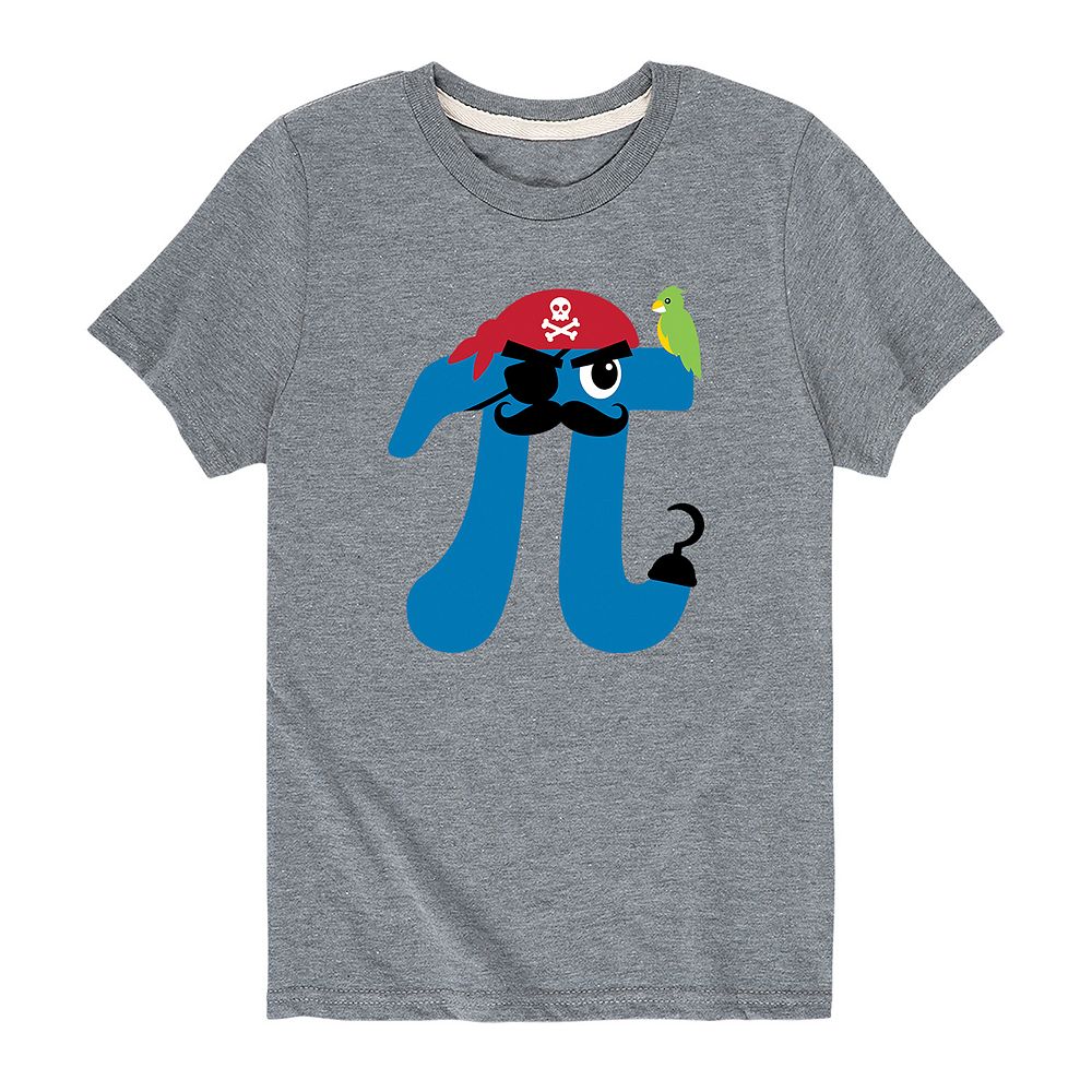 Boys 8-20 Pirate Pi Symbol Tee