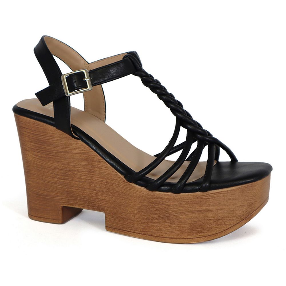 Yoki Sunbrella-15 Women's Wedge Sandals