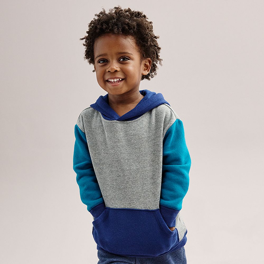 Baby & Toddler Boy Jumping Beans® Colorblock Fleece Hoodie
