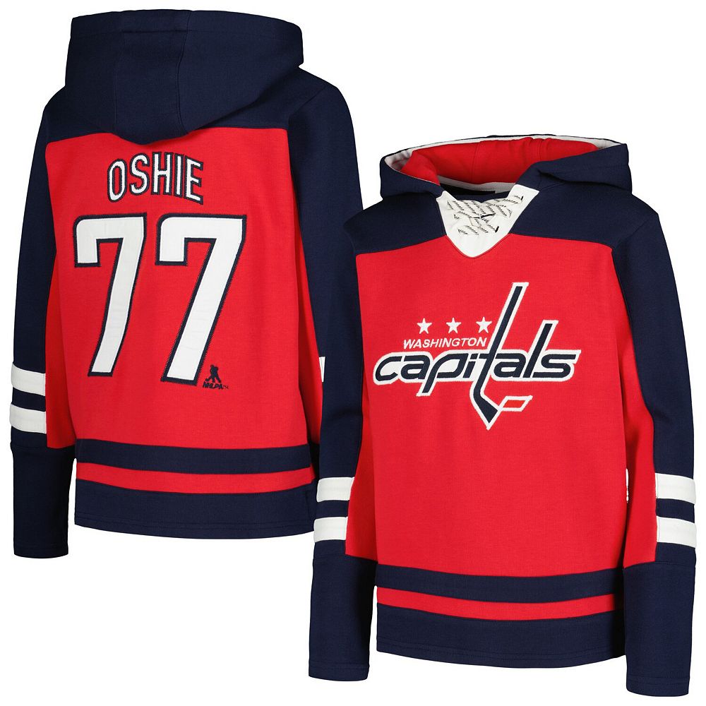 Youth TJ Oshie Red Washington Capitals Ageless Must-Have V-Neck Name ...