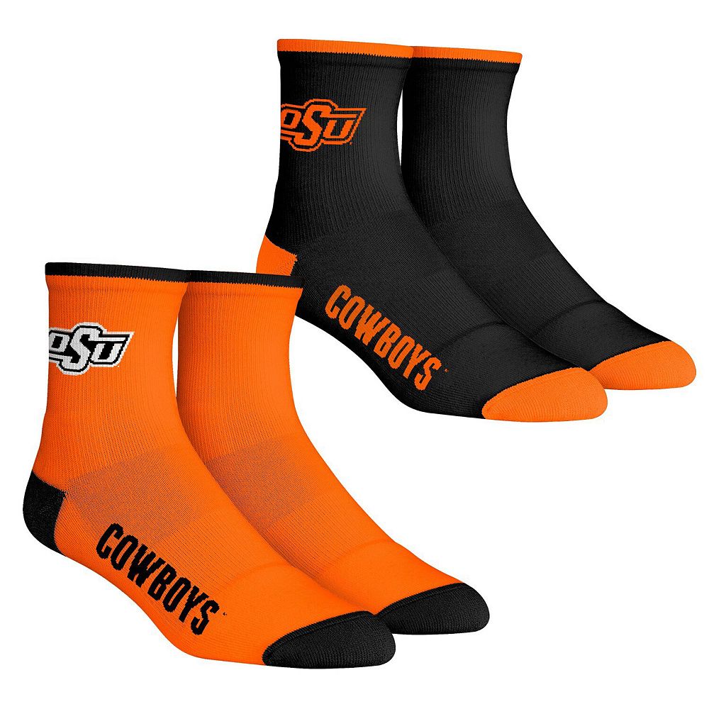 Youth Rock Em Socks Oklahoma State Cowboys Core Team 2-Pack Quarter ...