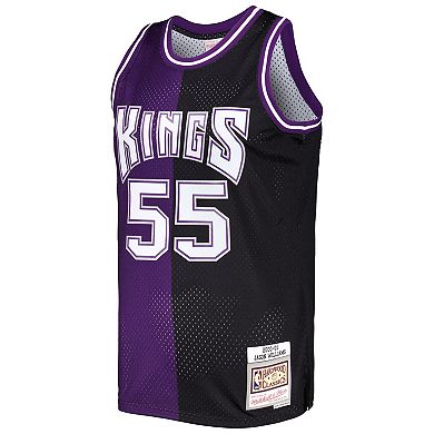 Men's Mitchell & Ness Jason Williams Purple/Black Sacramento Kings Hardwood Classics 2000-01 ...