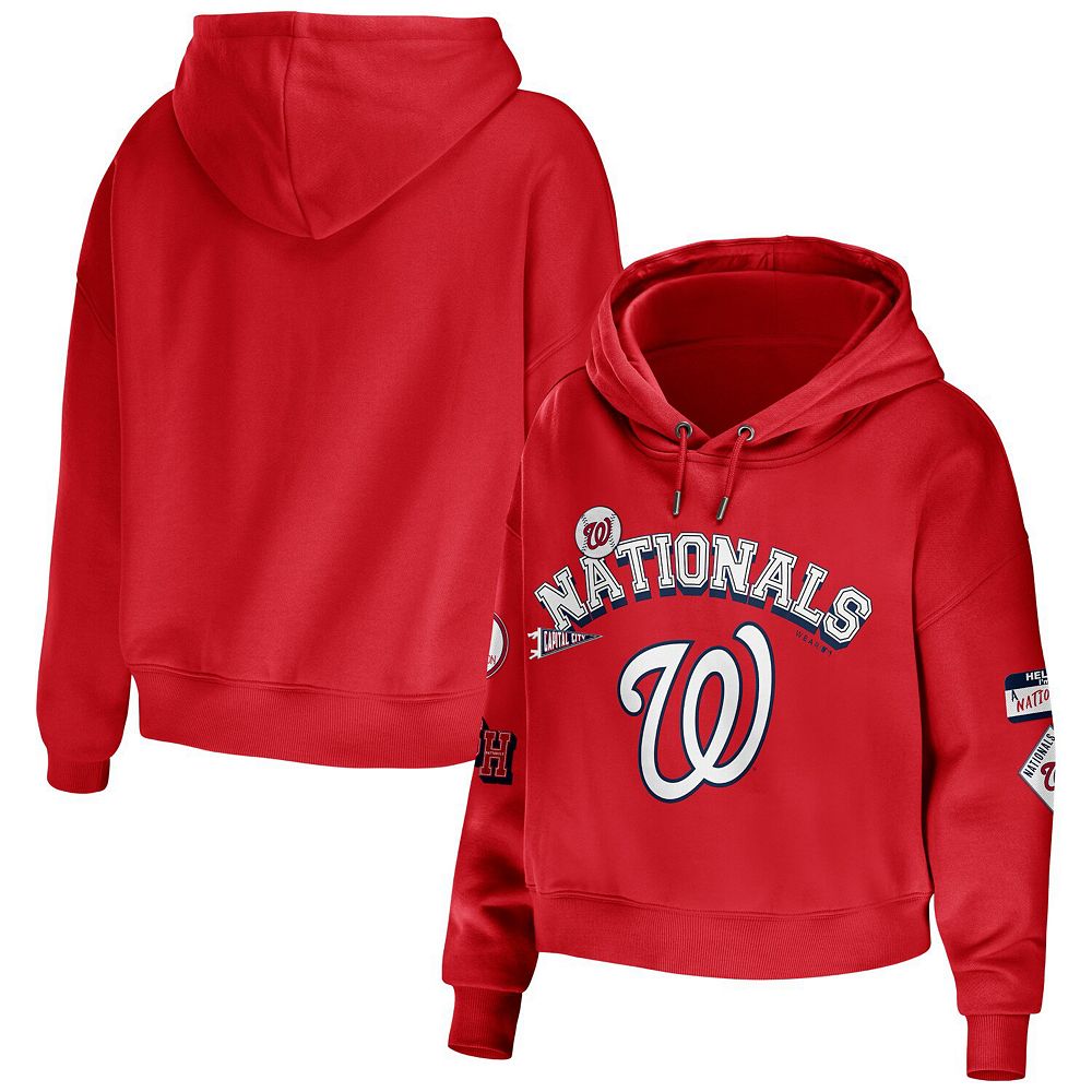 Women's WEAR by Erin Andrews Red Washington Nationals Modest Patches ...