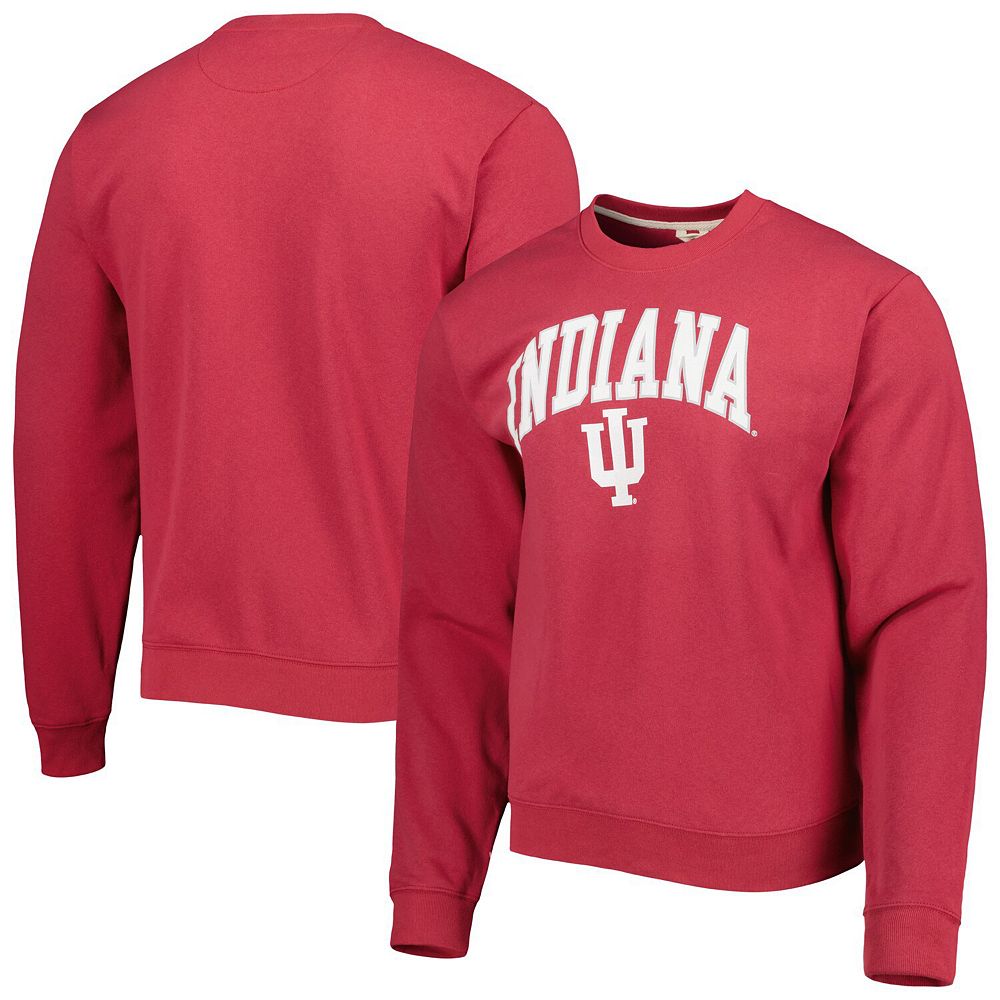 Men's League Collegiate Wear Crimson Indiana Hoosiers 1965 Arch ...