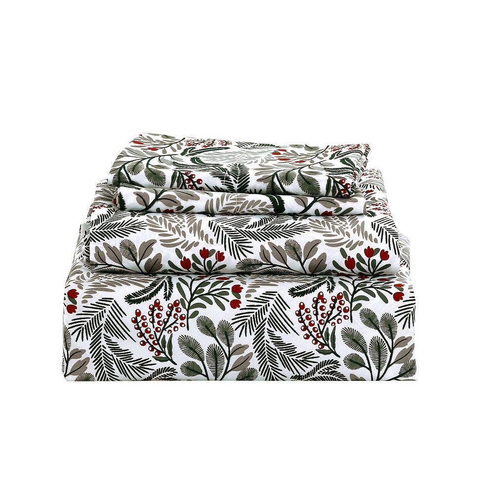 Harper Lane Pine Flower Sheet Set or Pillowcase Pair