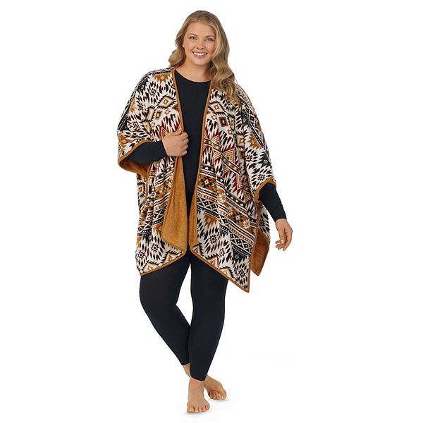 Plus Size Cuddl Duds® Double Plush Reversible Wrap