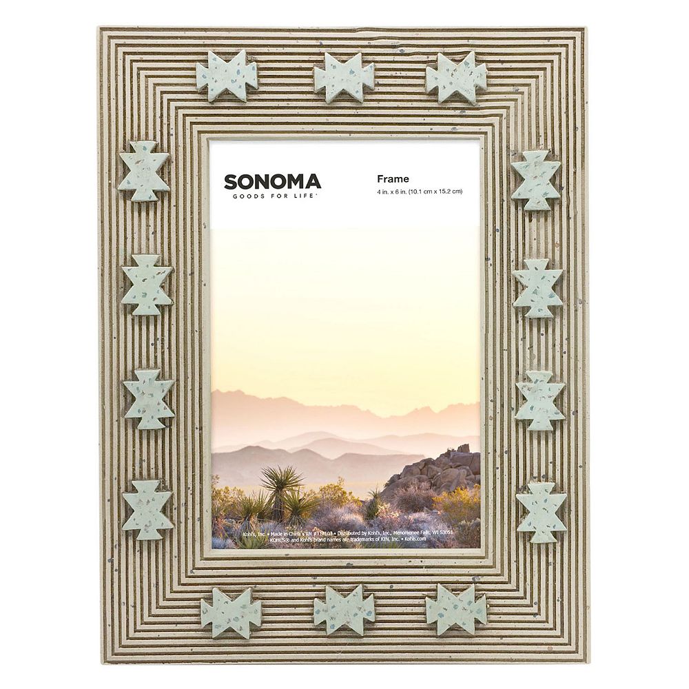 Sonoma Goods For Life® Sanded Powder Geometric Picture Frame