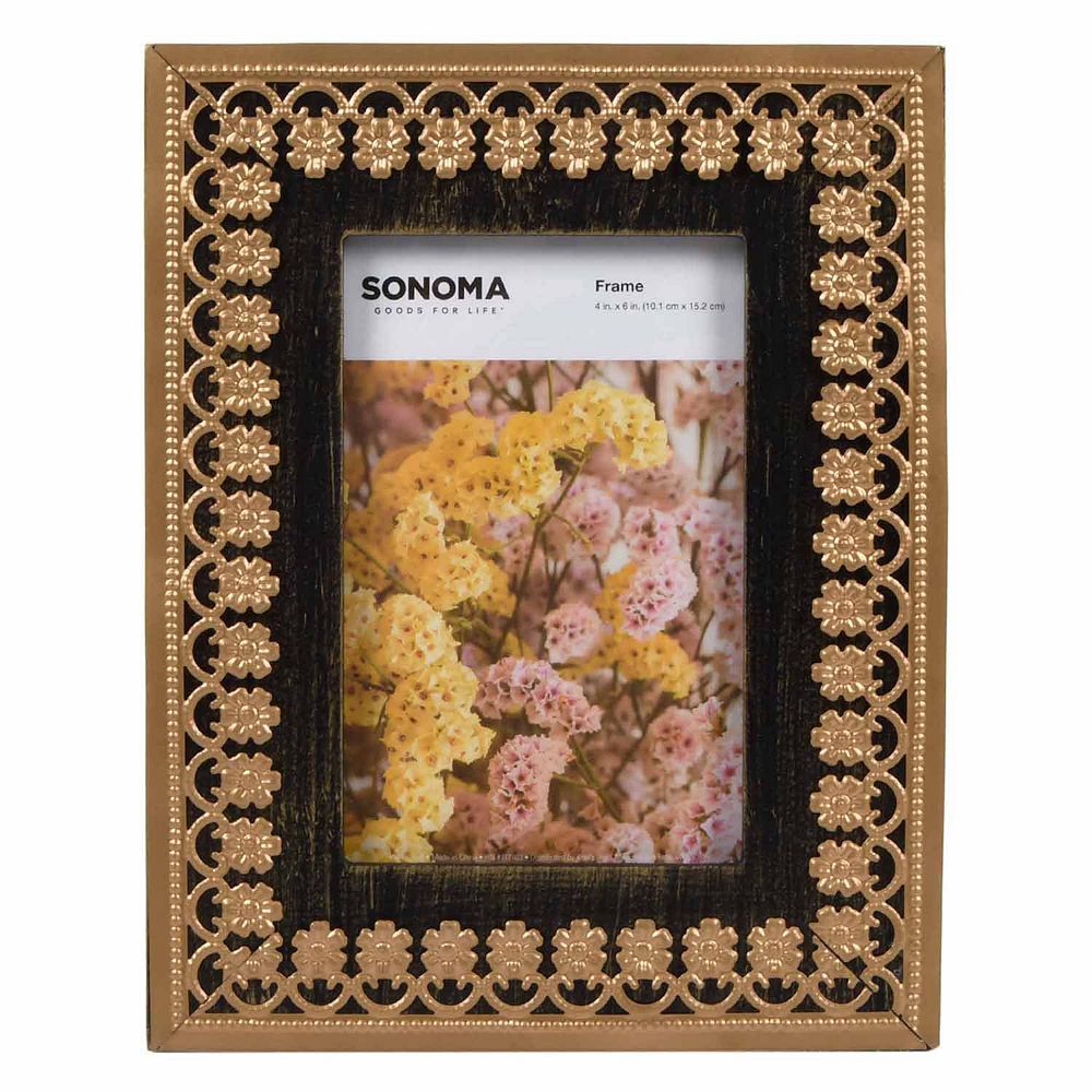 Sonoma Goods For Life® Metal Lace Applique Picture Frame