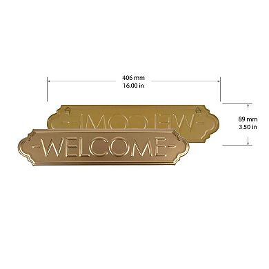 Sonoma Goods For Life® Embossed "Welcome" Metal Wall Sign