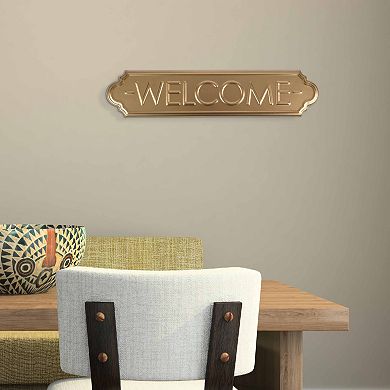 Sonoma Goods For Life® Embossed "Welcome" Metal Wall Sign