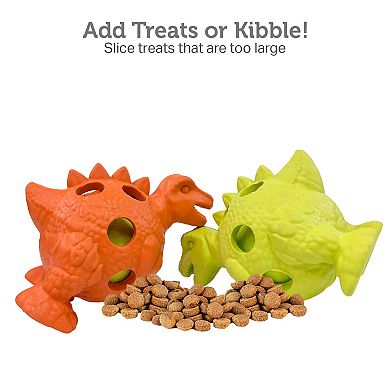 Friends Forever Rubber Dinosaur Chew Dog Toys 2-piece Set