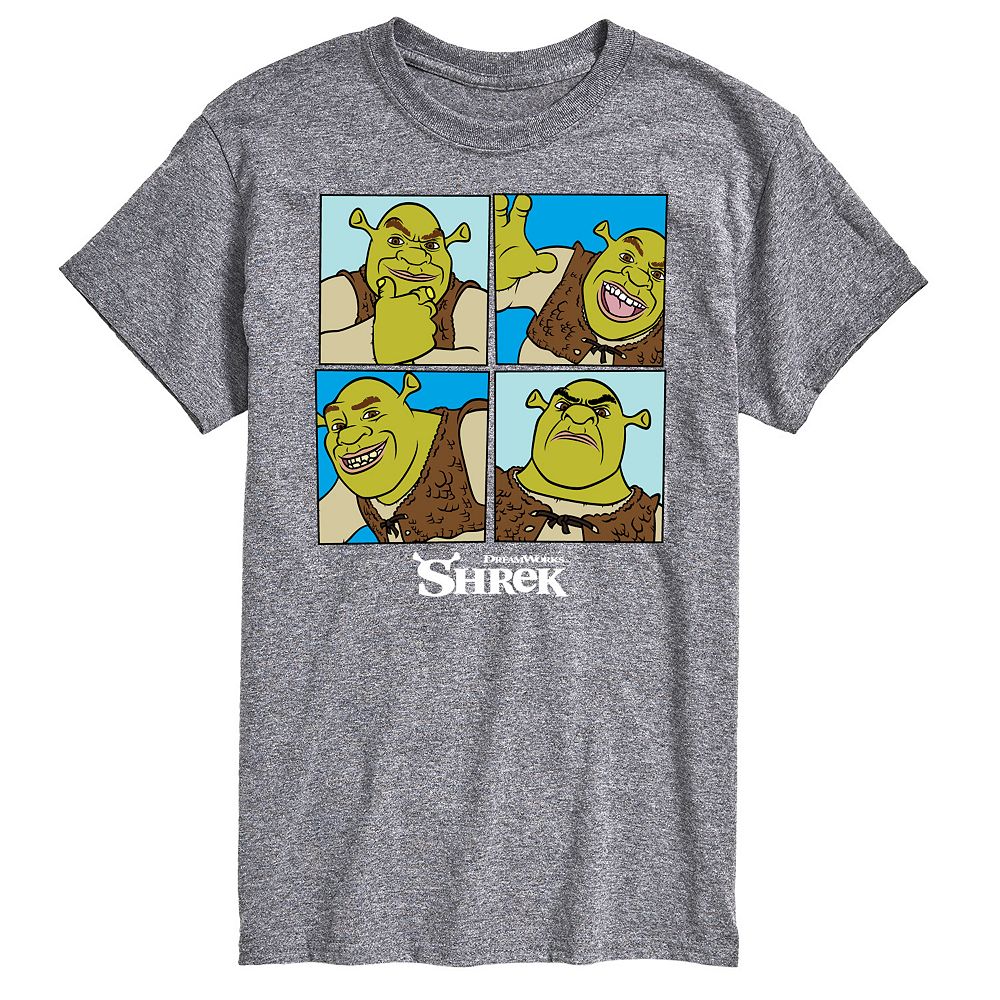 Big & Tall Shrek Grid Tee