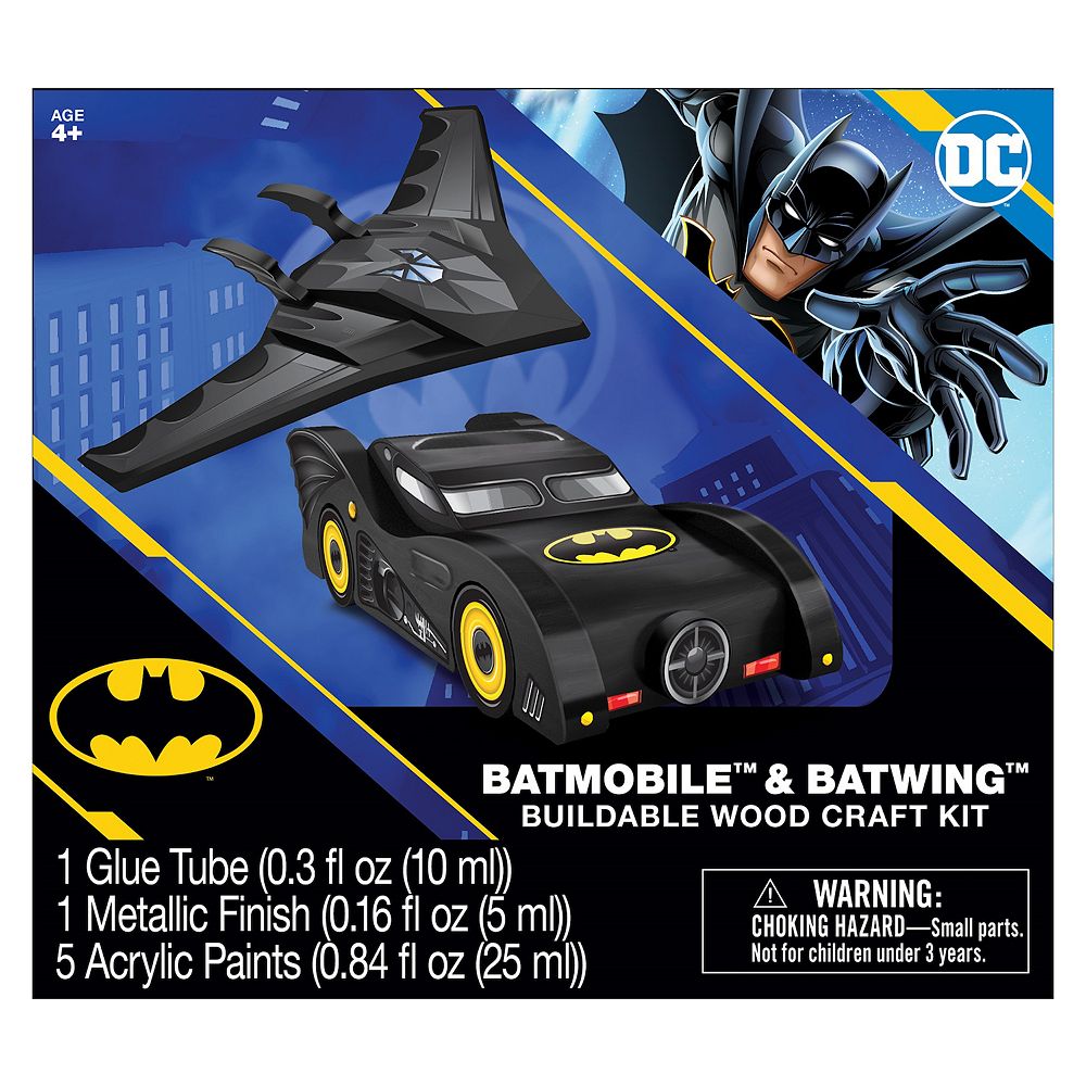 Masterpieces Puzzles Batman Batmobile & Batwing Buildable Mini Kit