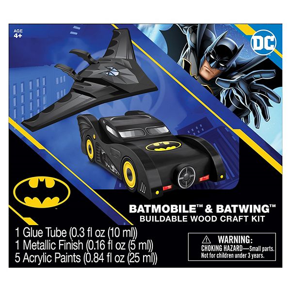 Masterpieces Puzzles Batman Batmobile & Batwing Buildable Mini Kit
