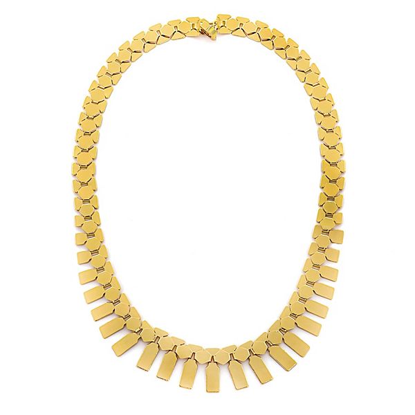 Pannee By Panacea Gold Tone Collar Necklace Pannee By Panacea Gold Tone Collar Necklace