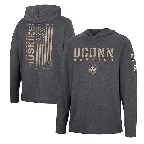 Men's Colosseum Charcoal UConn Huskies Team OHT Military Appreciation ...
