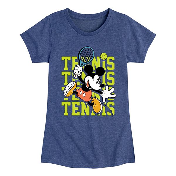 Disney's Mickey Mouse Girls 7-16 Mickey Tennis Graphic Tee