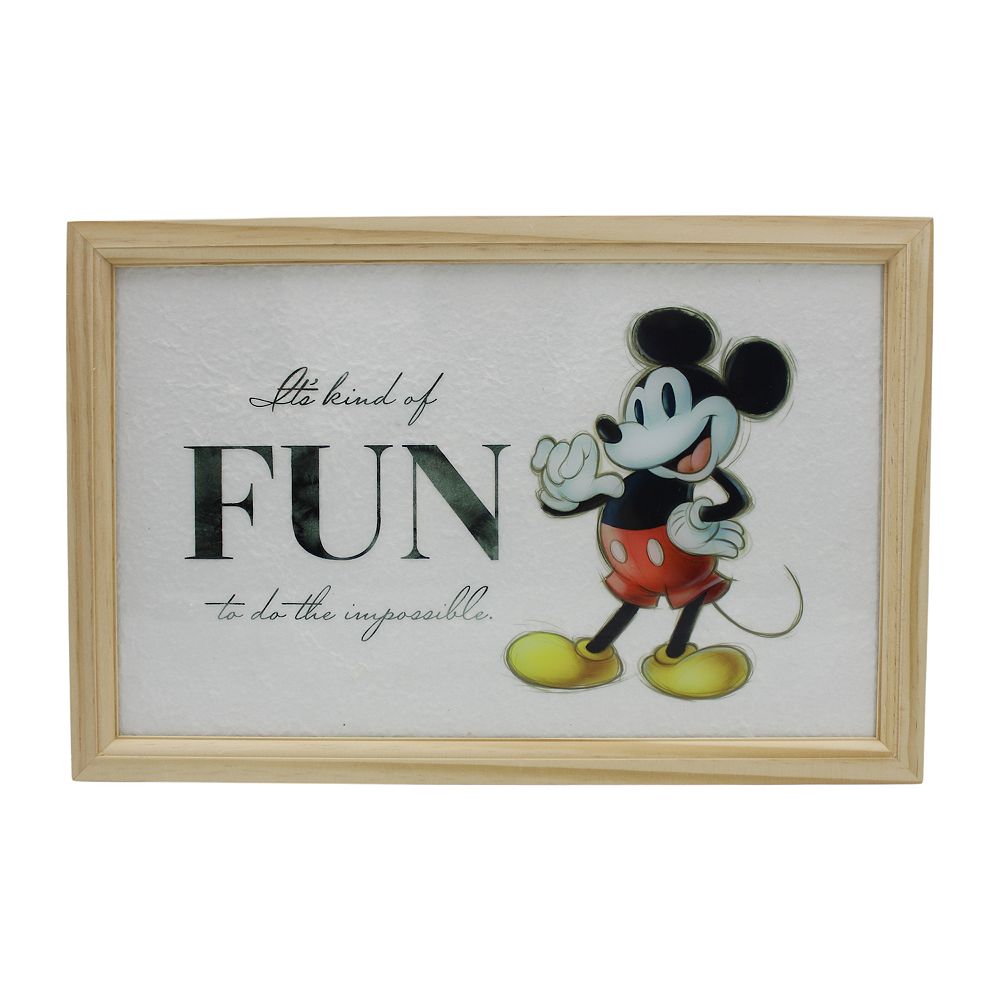 Disney's Mickey Mouse Sentiment Wall Sign by The Big One®