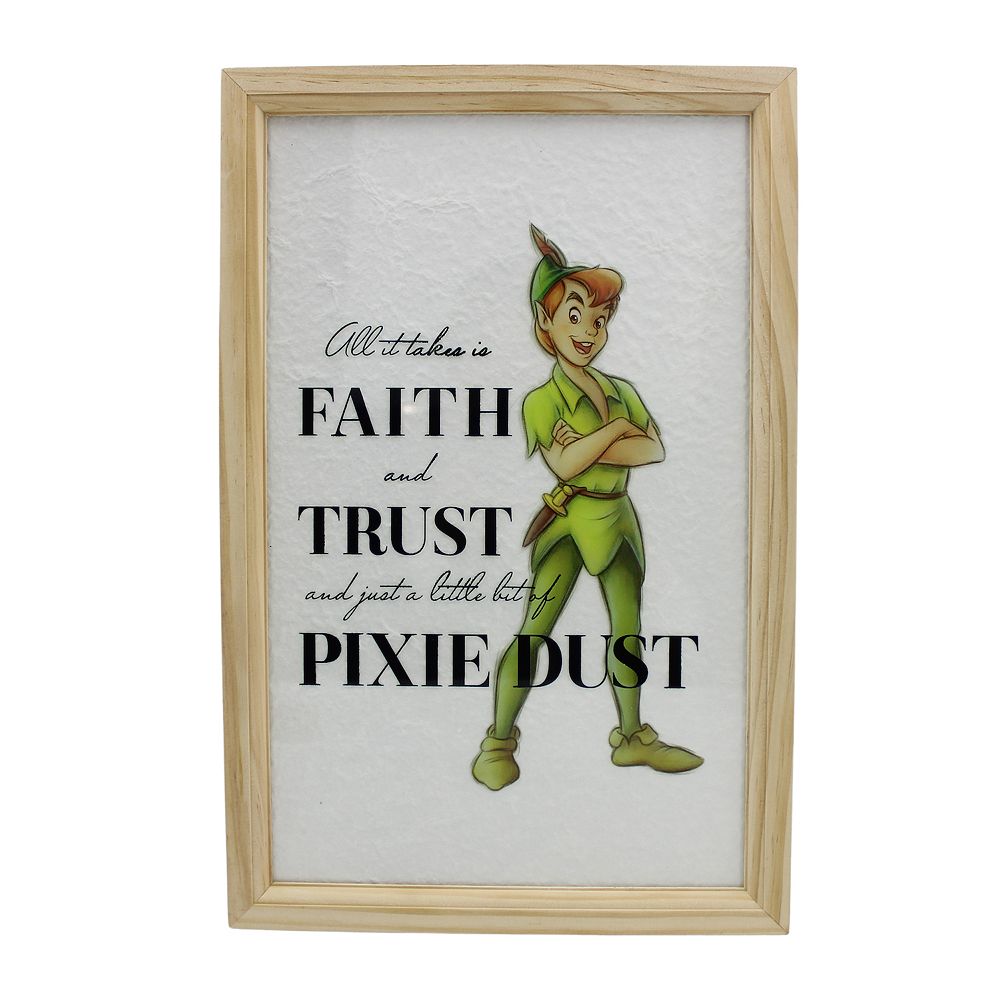 Disney's Peter Pan Sentiment Wall Sign by The Big One®
