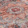 World Rug Gallery Traditional Distressed Machine Washable Area Rug