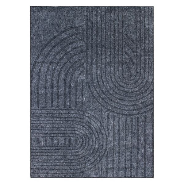 World Rug Gallery Contemporary Lines Machine Washable Area Rug