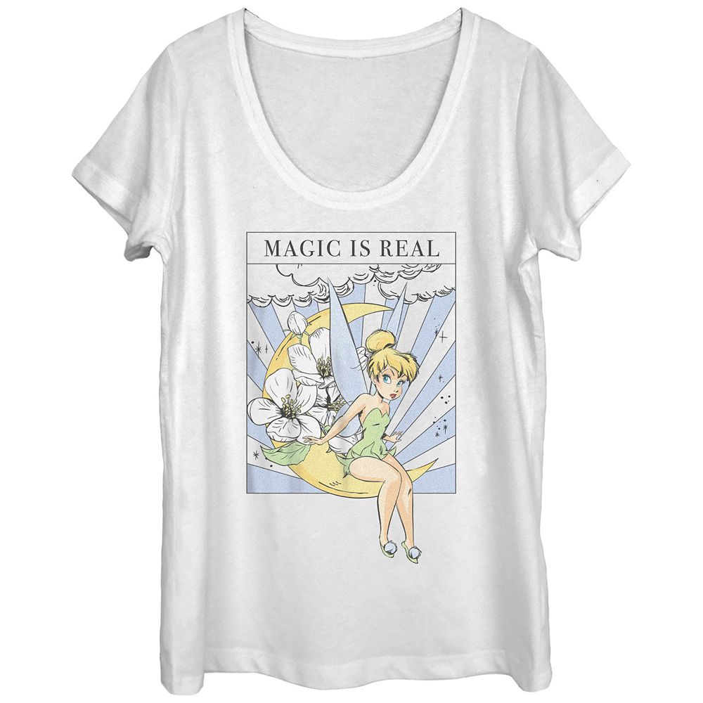 Disney's Tinkerbell Juniors' Magic Is Real Poster Graphic Tee