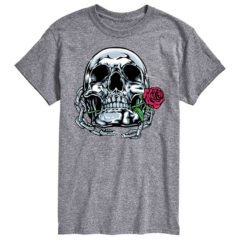 Big & Tall Shiny Skull Tee