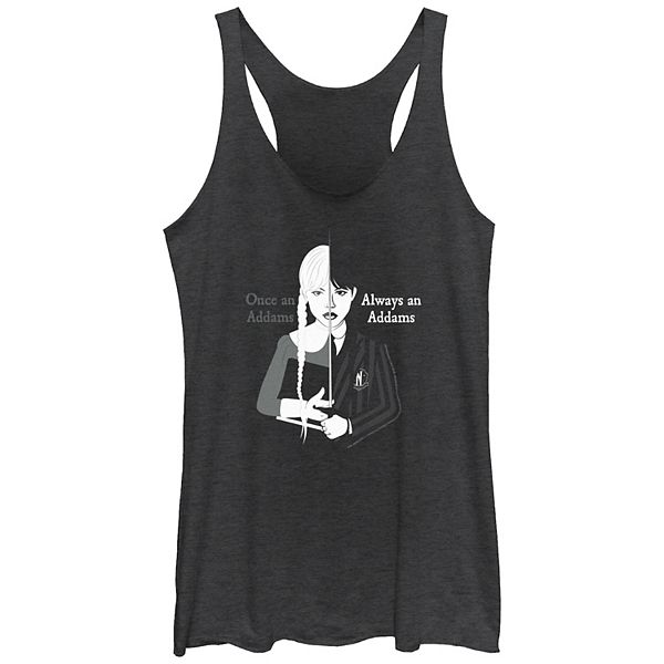 Juniors' Wednesday Always an Addams Tank Top