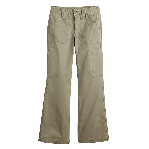 Girls 7-16 Vanilla Star Cargo Flare Pants