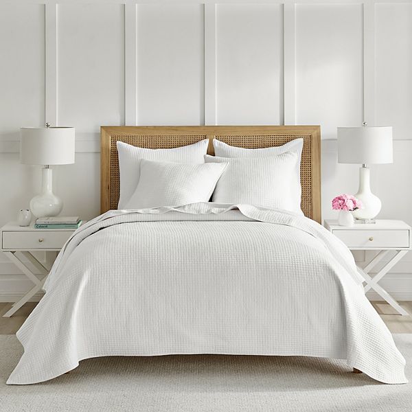 Draper James Carlie White Coverlet or Sham