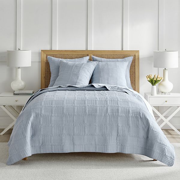Draper James Clarise Chambray Coverlet or Sham