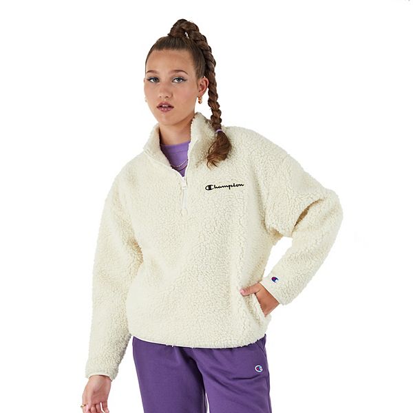 Women's Champion® Quarter Zip Sherpa Pullover