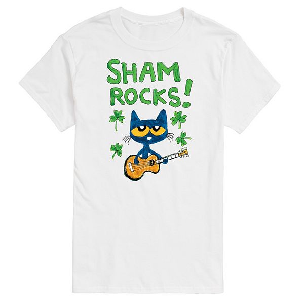 Big & Tall Pete The Cat Sham Rocks Tee
