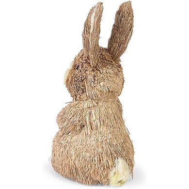 Easter Sisal Bunny Rabbit Figurine for Spring Home & Table Top ...