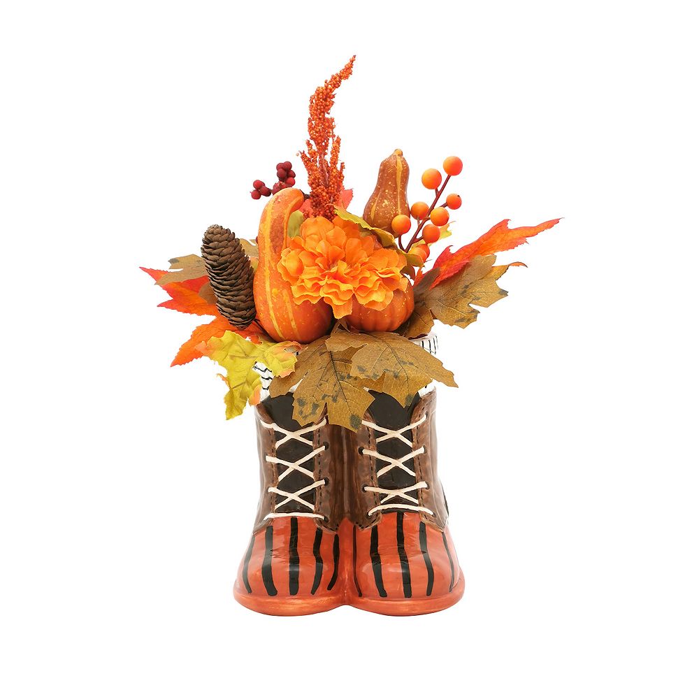 Celebrate Together™ Fall Ceramic Fall Boot Botanical Home Decor