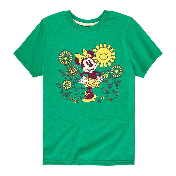Disney's Minnie Mouse Boys 8-20 Flowers Graphic Tee
