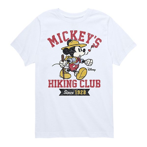 Disney's Mickey Mouse Boys 8-20 Hiking Club Graphic Tee