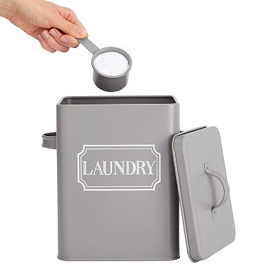 Laundry Detergent Storage Container Pod Holder Organizer Scooper Lid ...